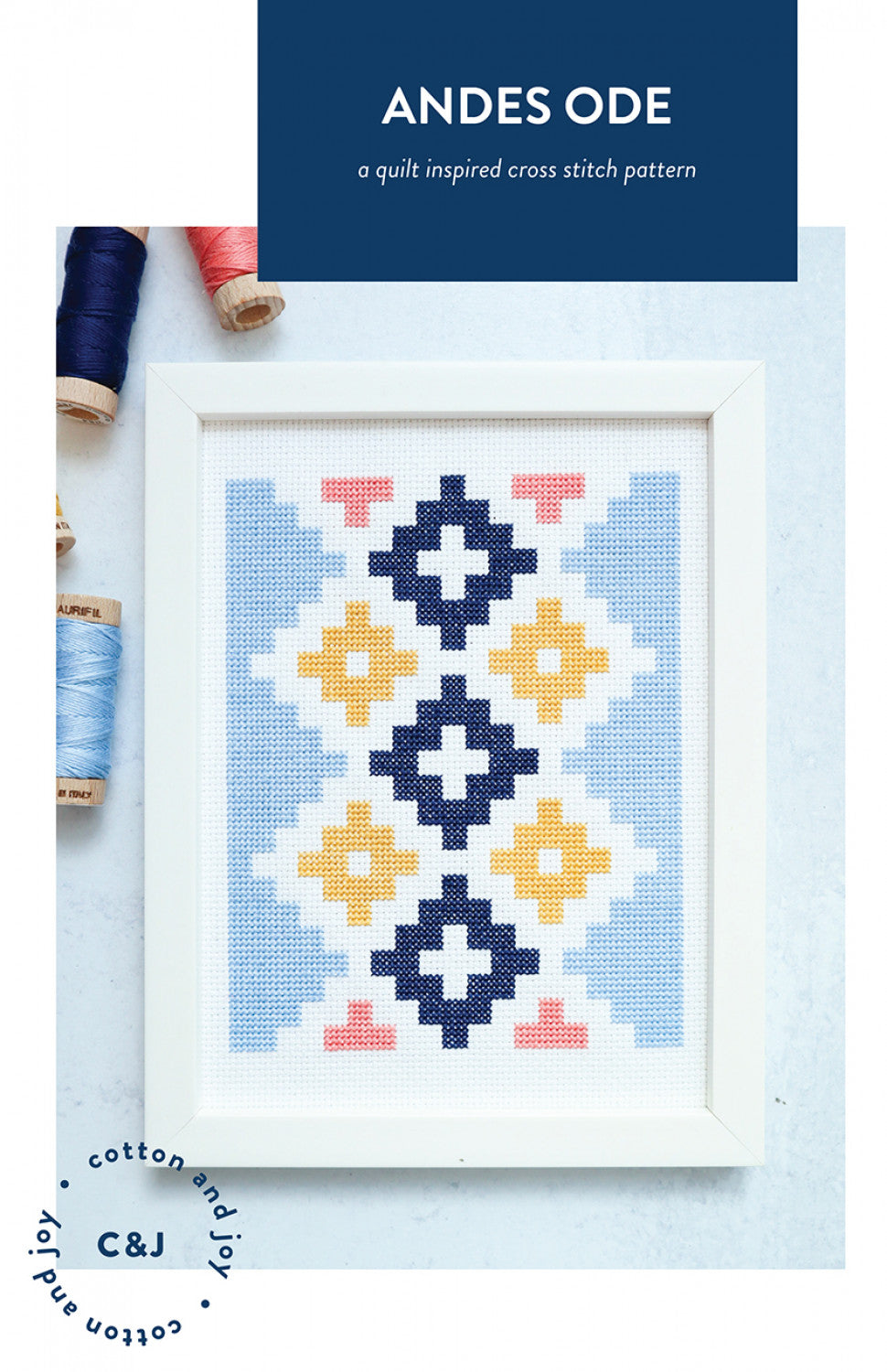 Andes Ode Cross Stitch Pattern by Cotton and Joy – Modern Quilt Co.