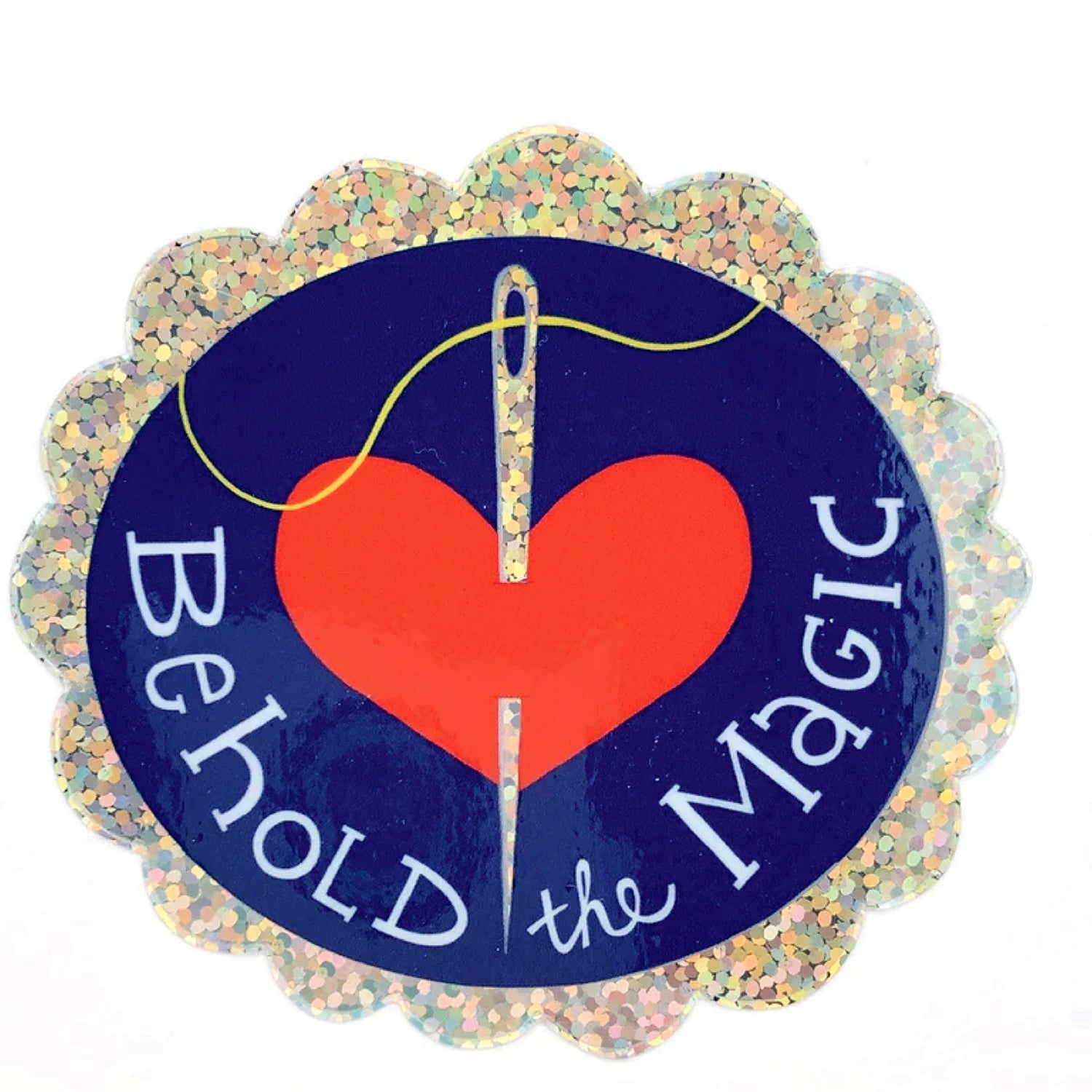 Behold the Magic Needle Sticker by Fish Museum + Circus – Modern Quilt Co.