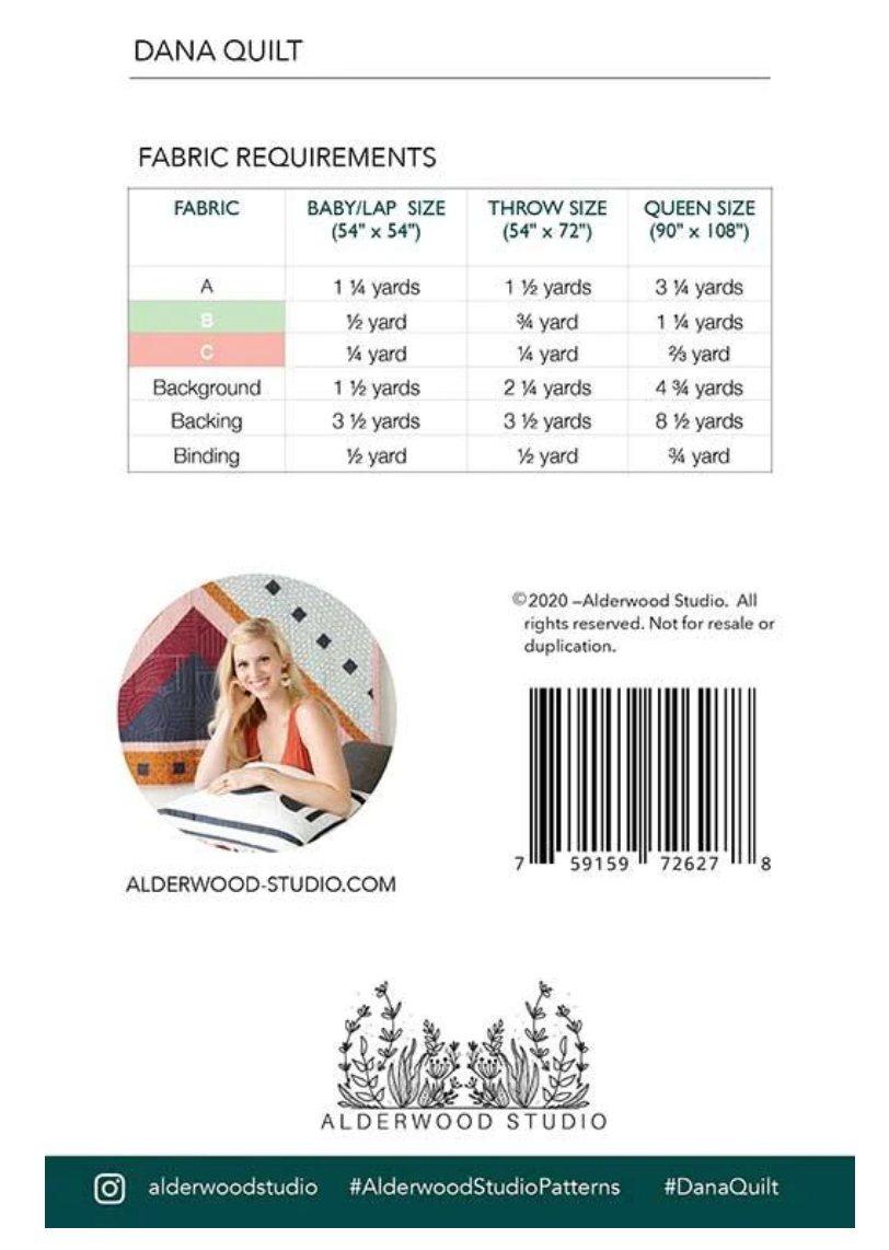Dana Quilt Kit by Alderwood Studio Featuring Art Gallery Pure Solids ...