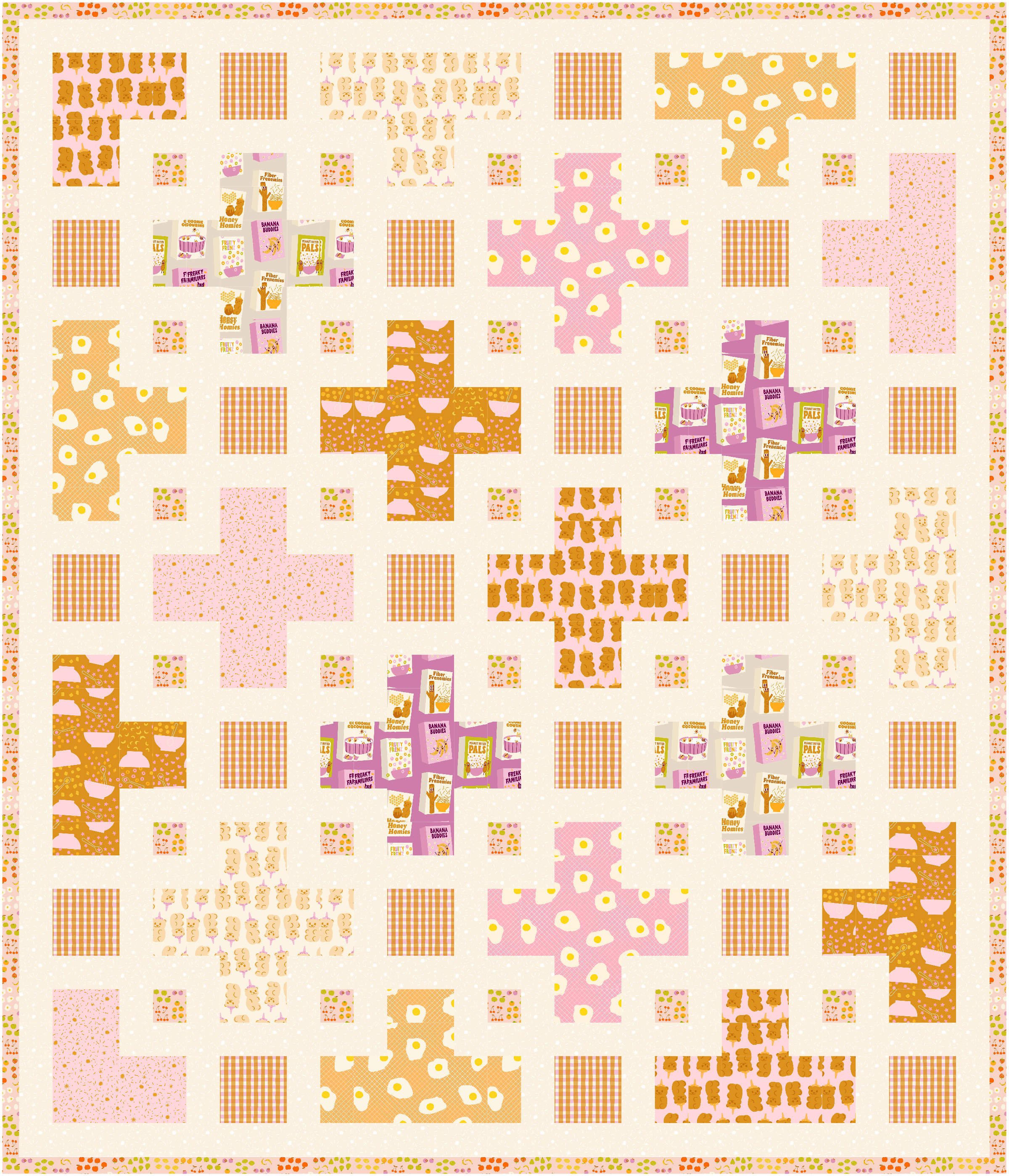 Egg and Friends by Kimberly Kight : The Violet Quilt Kit – Modern Quilt Co.