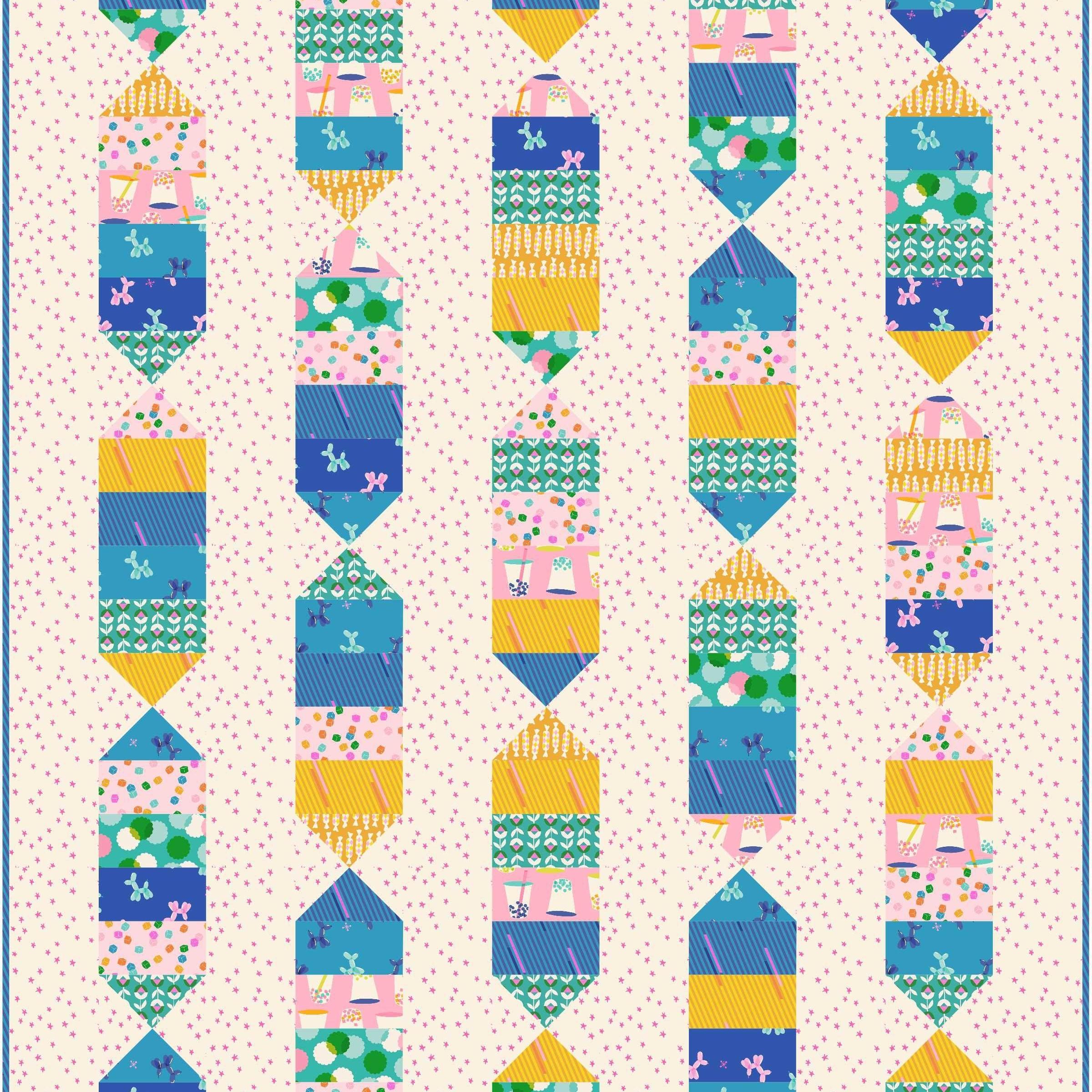 Eye Candy by Ruby Star Collaborative - Candy Stripes Quilt Kit – Modern ...
