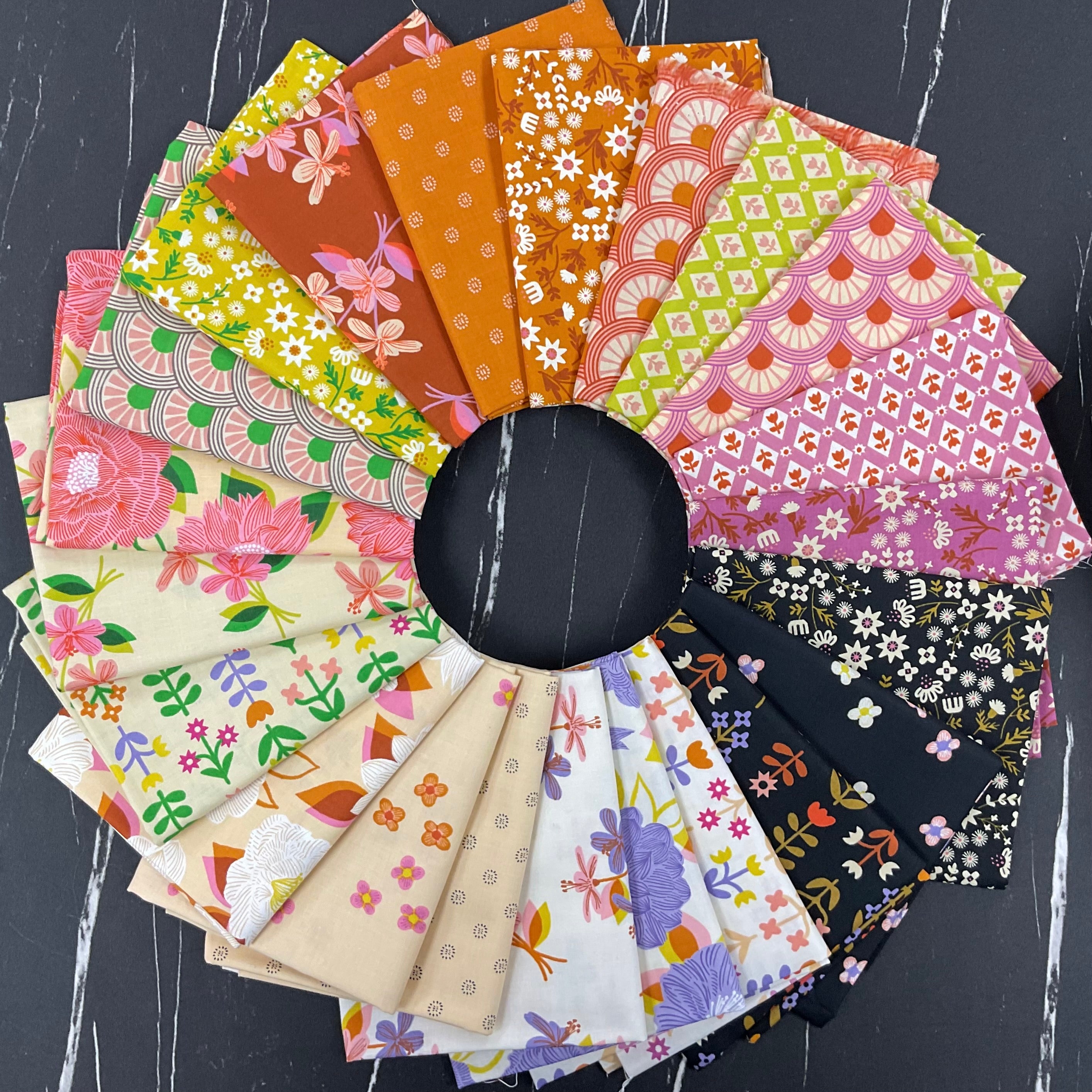 Favorite Flowers by Ruby Star Collaborative : Fat Quarter Bundle ...
