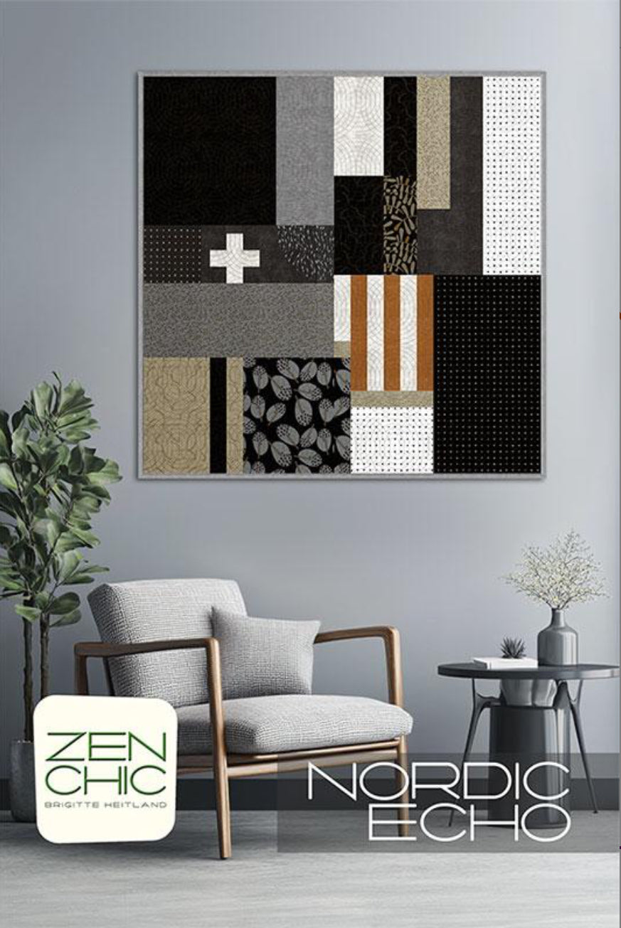 Nordic Echo Quilt Pattern by Zen Chic – Modern Quilt Co.