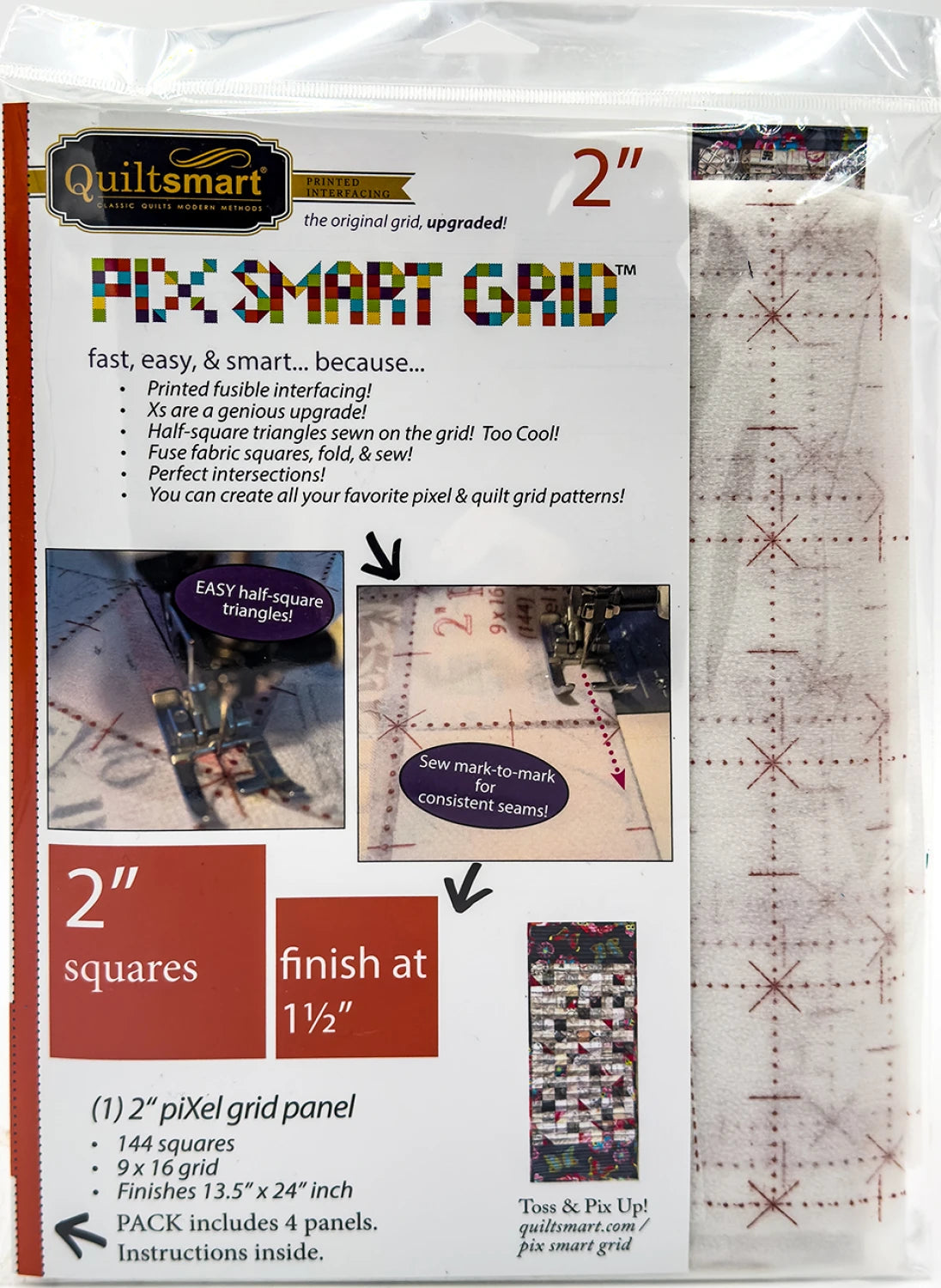 2" Pix Smart Grid Interfacing by QuiltSmart – Modern Quilt Co.