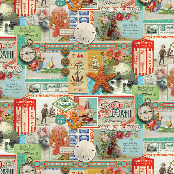 Saltwater by Cathe Holden : All Aboard Nautical 39571 11 – Modern Quilt Co.