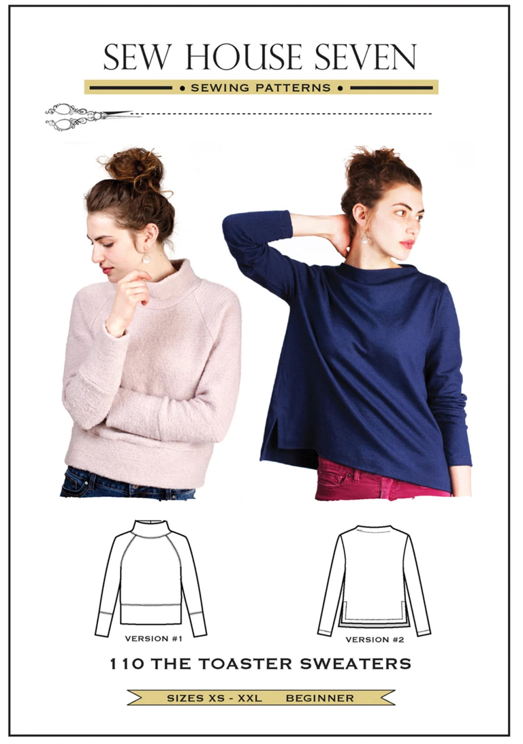 Toasters Sweater Pattern by Sew House Seven - Size 00-20 - Special Ord ...